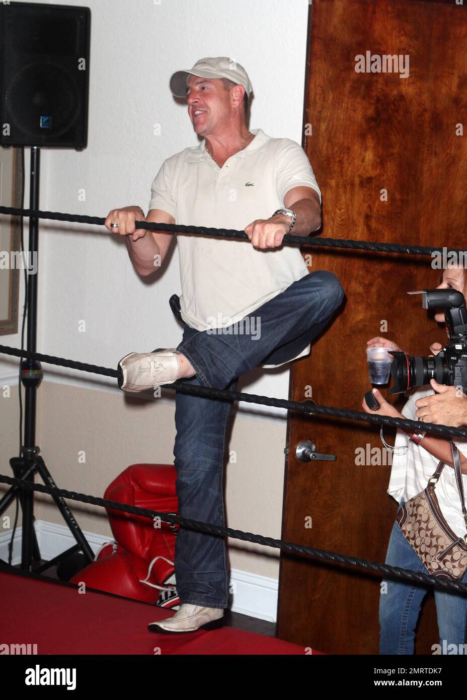 Michael Lohan attends Nadya "Octomom" Suleman's boxing match against ...
