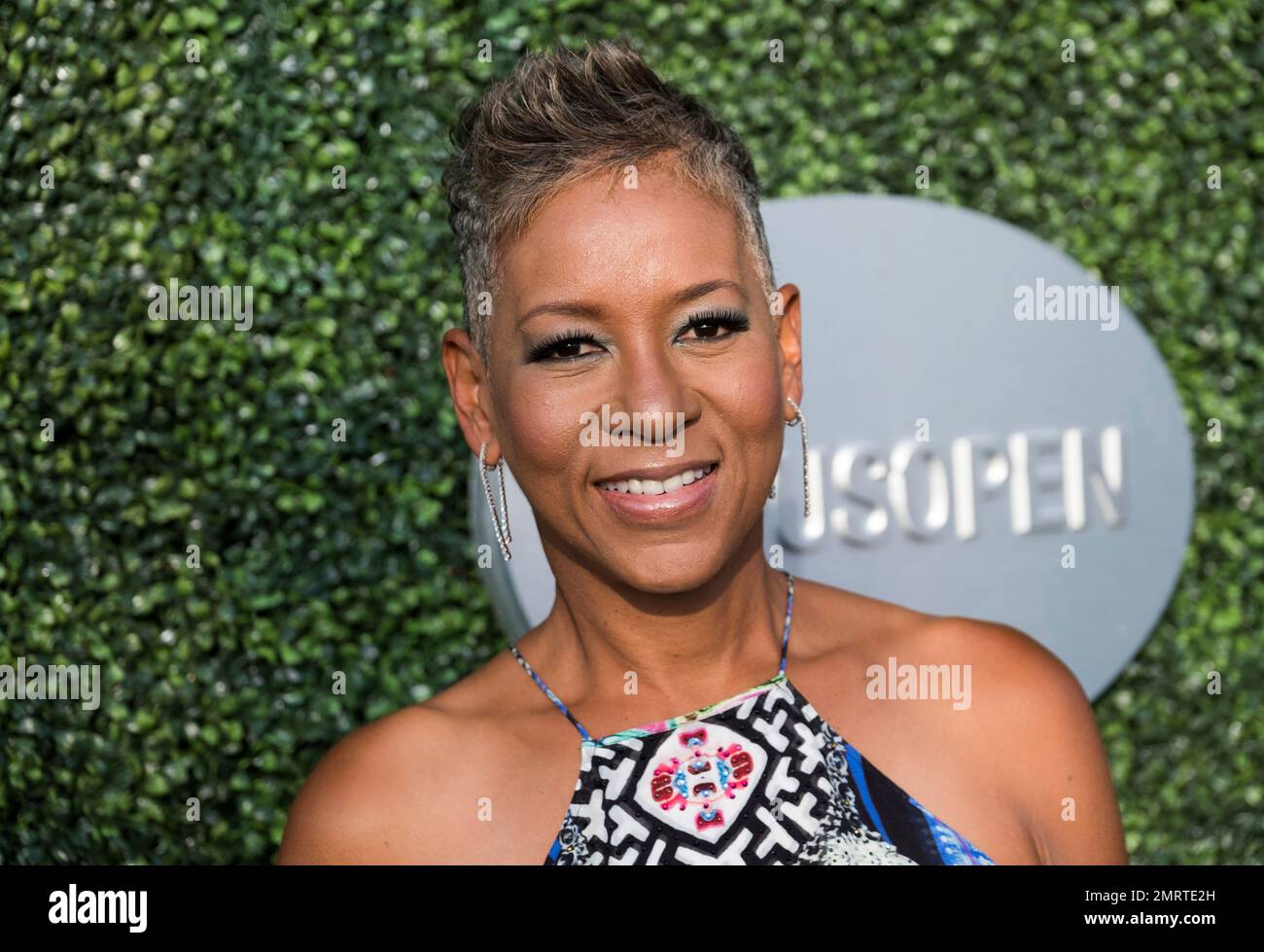 Katrina Adams attends the opening night ceremony of the 2017 U.S. Open ...