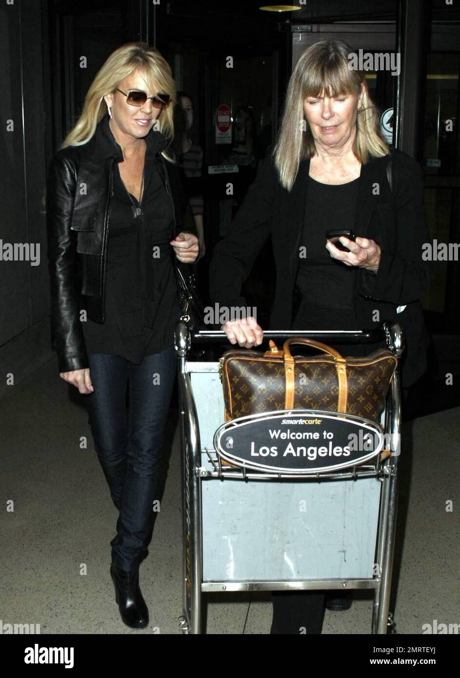 Lindsay Lohan's family, mom Dina Lohan, sister Ali, and brothers Cody and Michael, Jr, arrive at ...