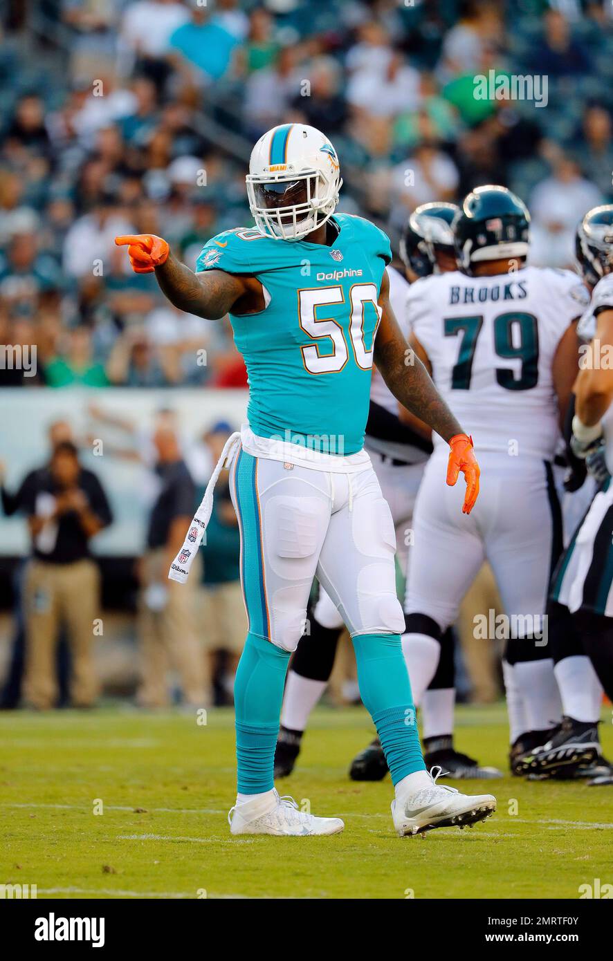 Miami Dolphins defensive end Andre Branch during an NFL preseason ...