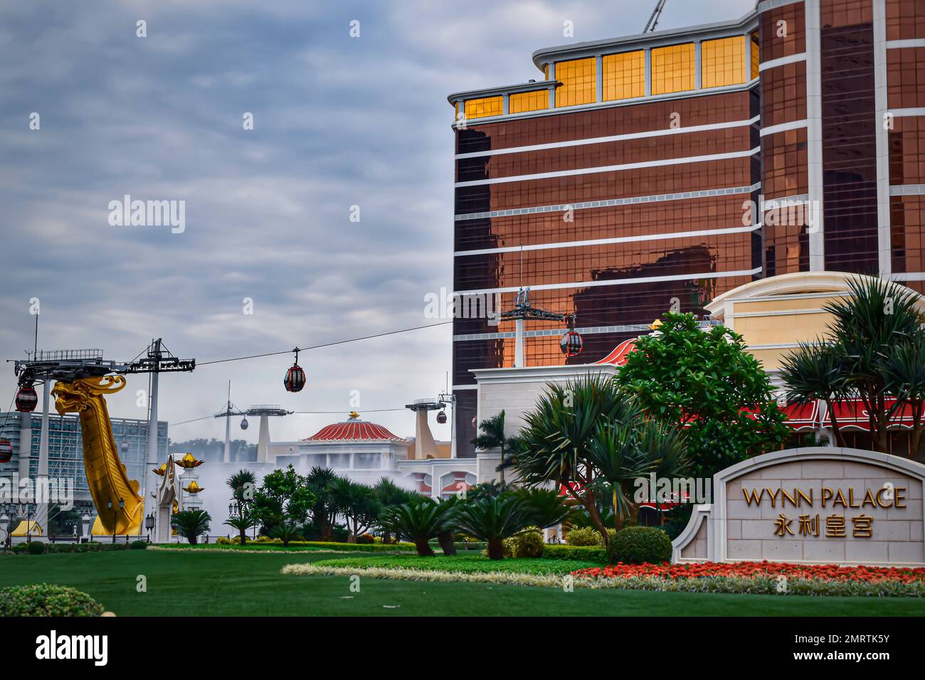 Wynn Palace Hotel Macau Stock Photo - Alamy