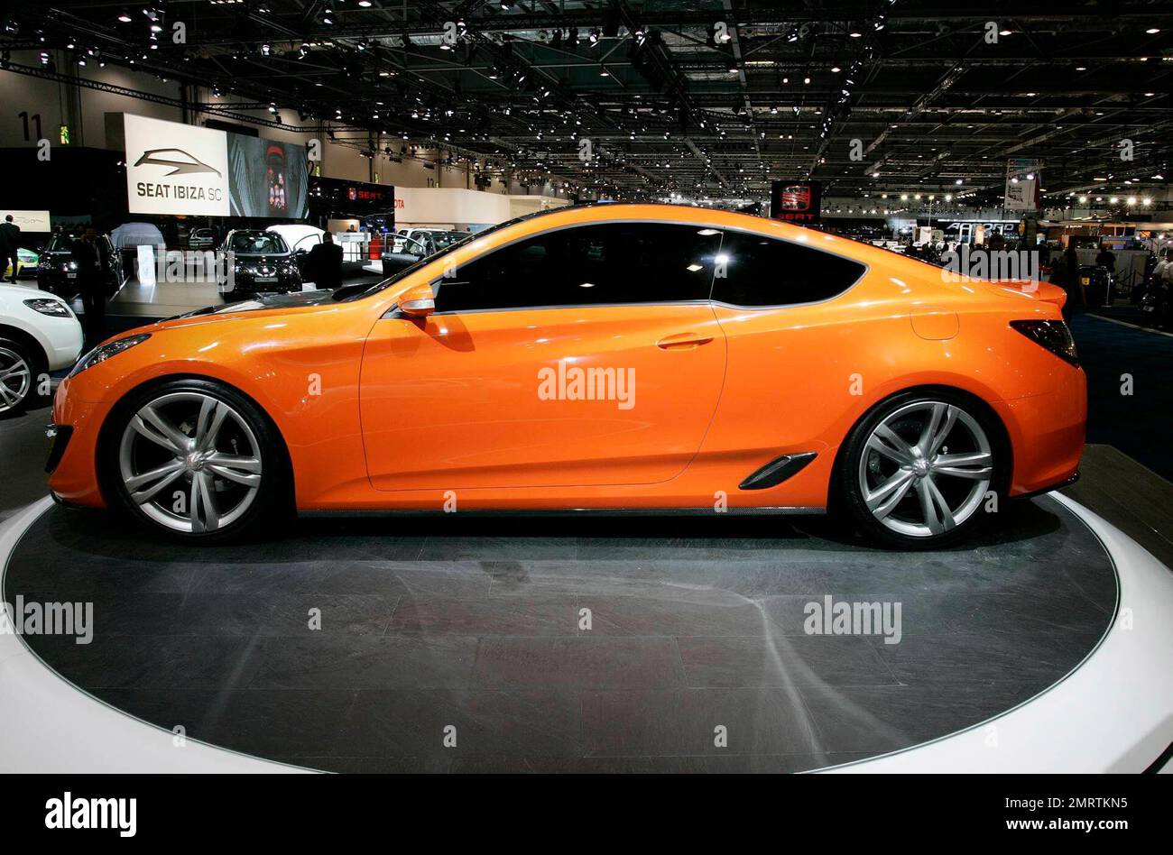 Hyundai Genesis coupe concept car on display at the British ...