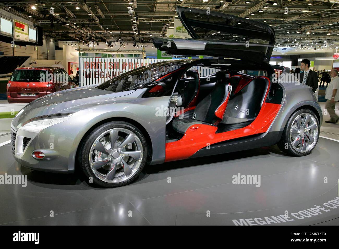 Renault Megane Coupe Concept car on show at the British International ...