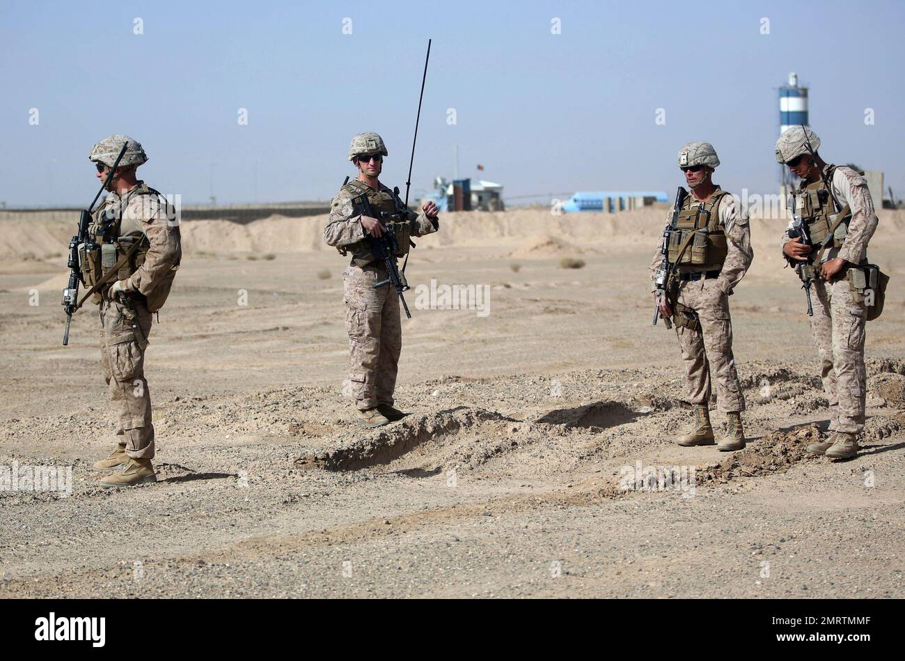 Task Force Southwest Marines stand during Afghanistan's army training ...
