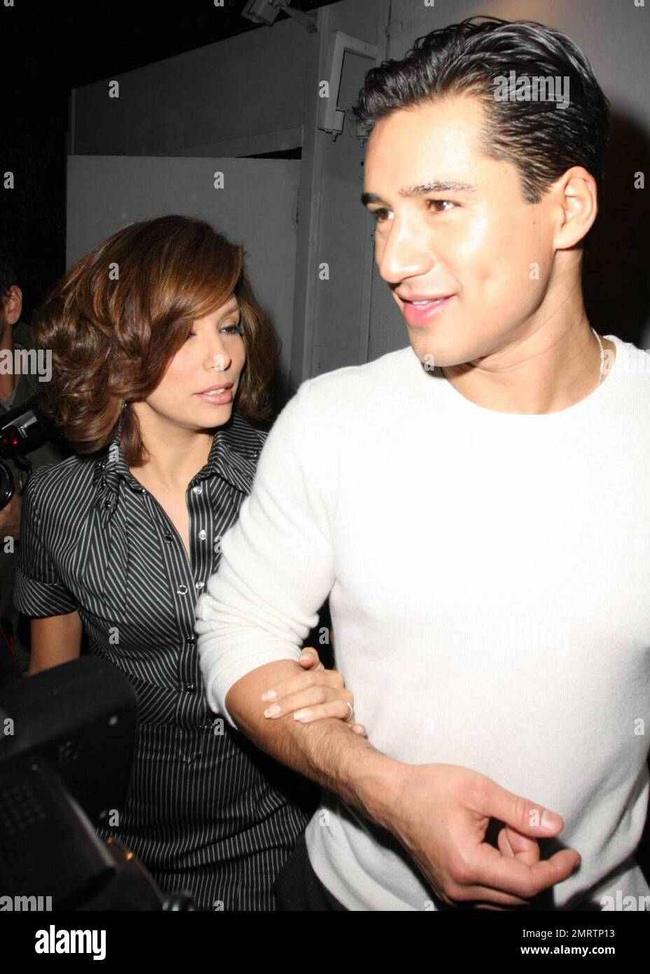 Eva Longoria and Mario Lopez were spotted out together again last night ...