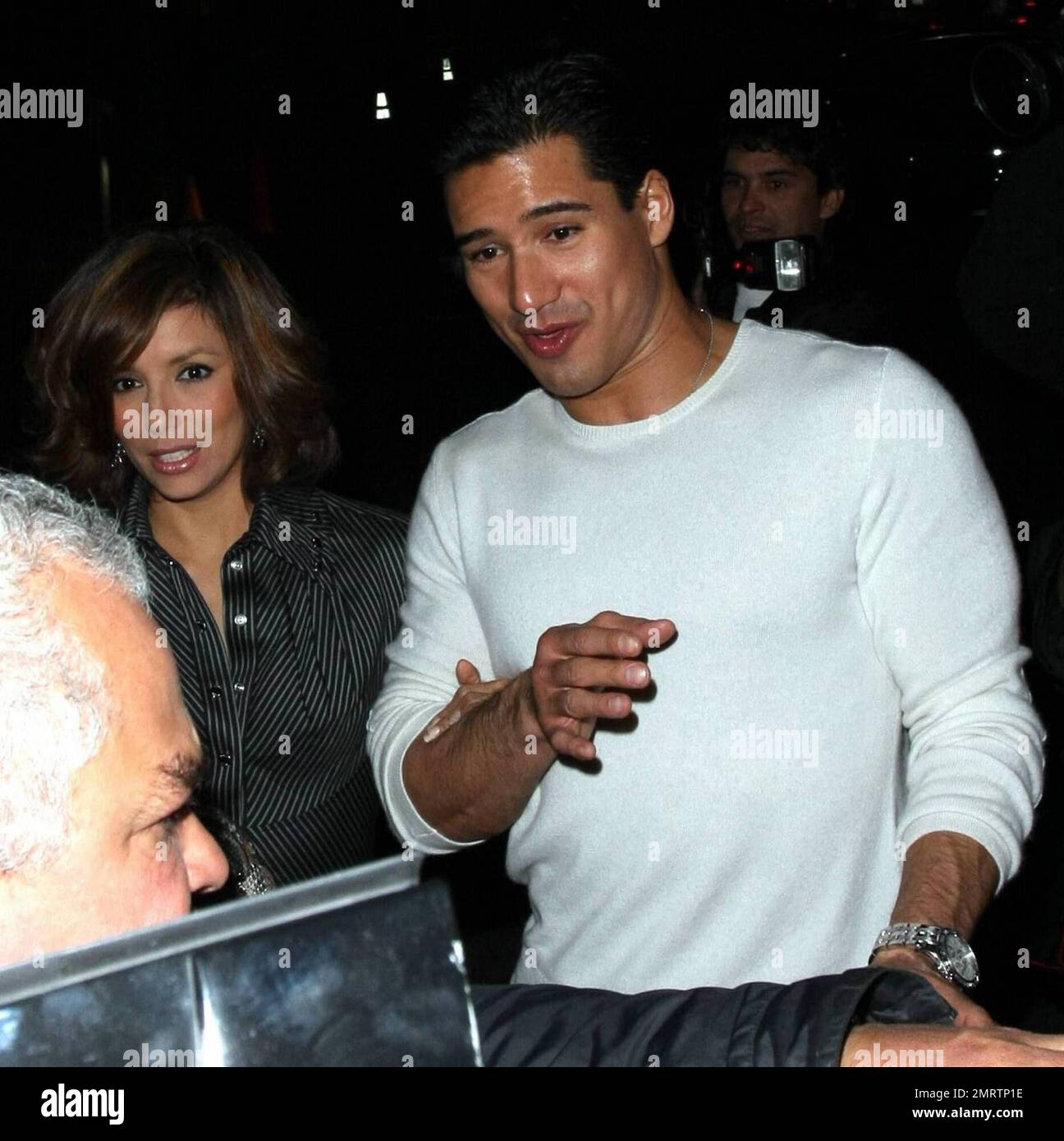 Eva Longoria and Mario Lopez were spotted out together again last night ...