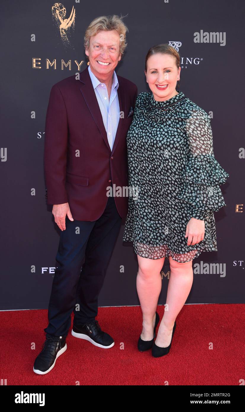 Nigel Lythgoe, left, and Mandy Moore attend the Choreography Nominee ...