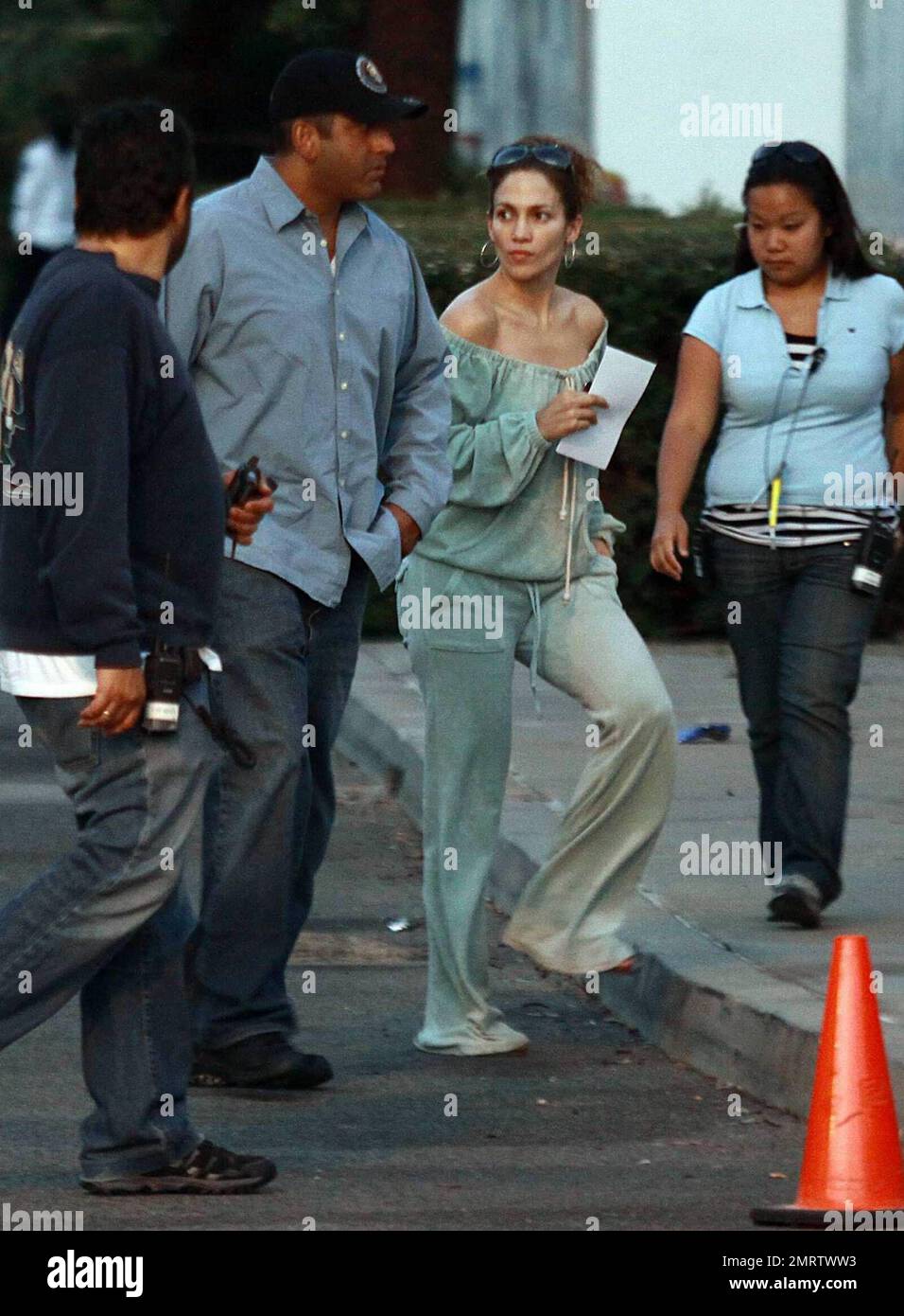 Jennifer Lopez continues filming on The Back-up Plan. Lopez was spotted ...