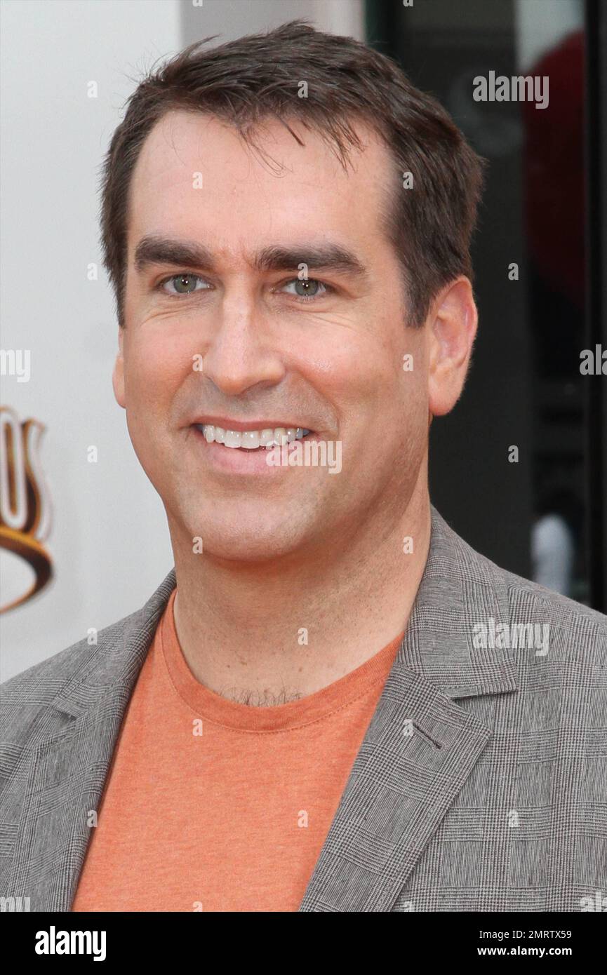 Rob Riggle at the "Lorax" Premiere held at Universal Studios. Los ...
