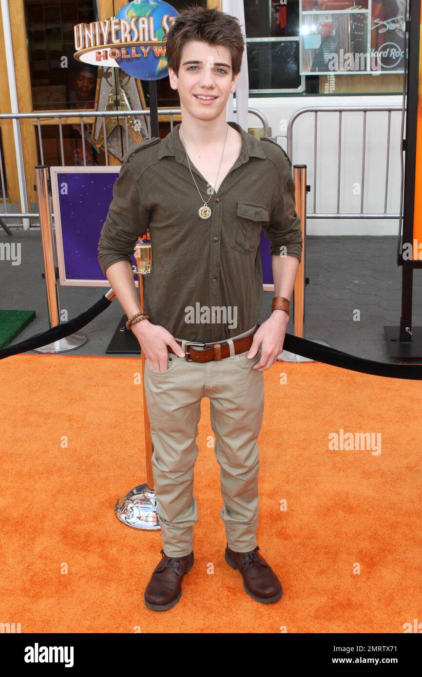 Brandon Tyler Russell at the "Lorax" Premiere held at Universal Studios ...