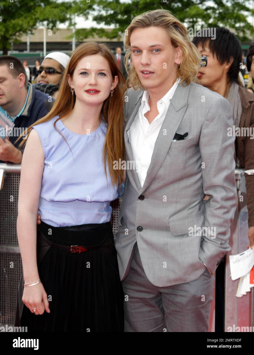 Bonnie Wright and Jamie Campbell-Bower at the L'Oreal National Movie ...