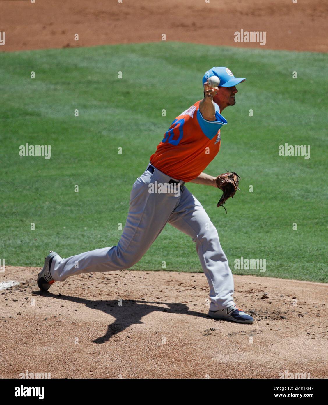 Houston Astros starting pitcher Charlie Morton throws against the Los ...