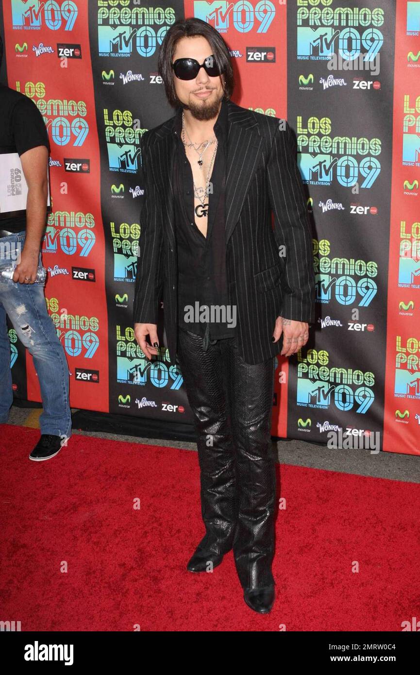 Dave Navarro at the 2009 Los Premios MTV Latin America Awards at Gibson ...