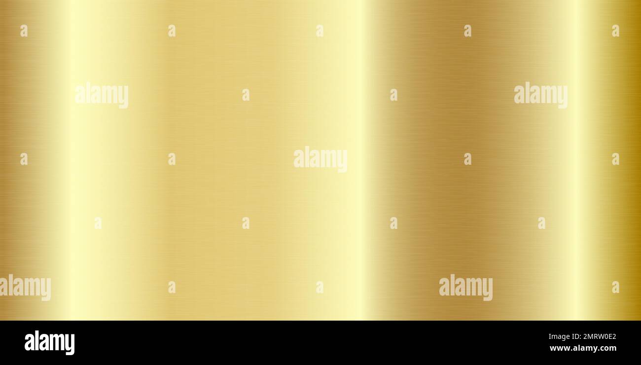 Gold foil texture background. Metal shiny gradient. Glossy surface with ...