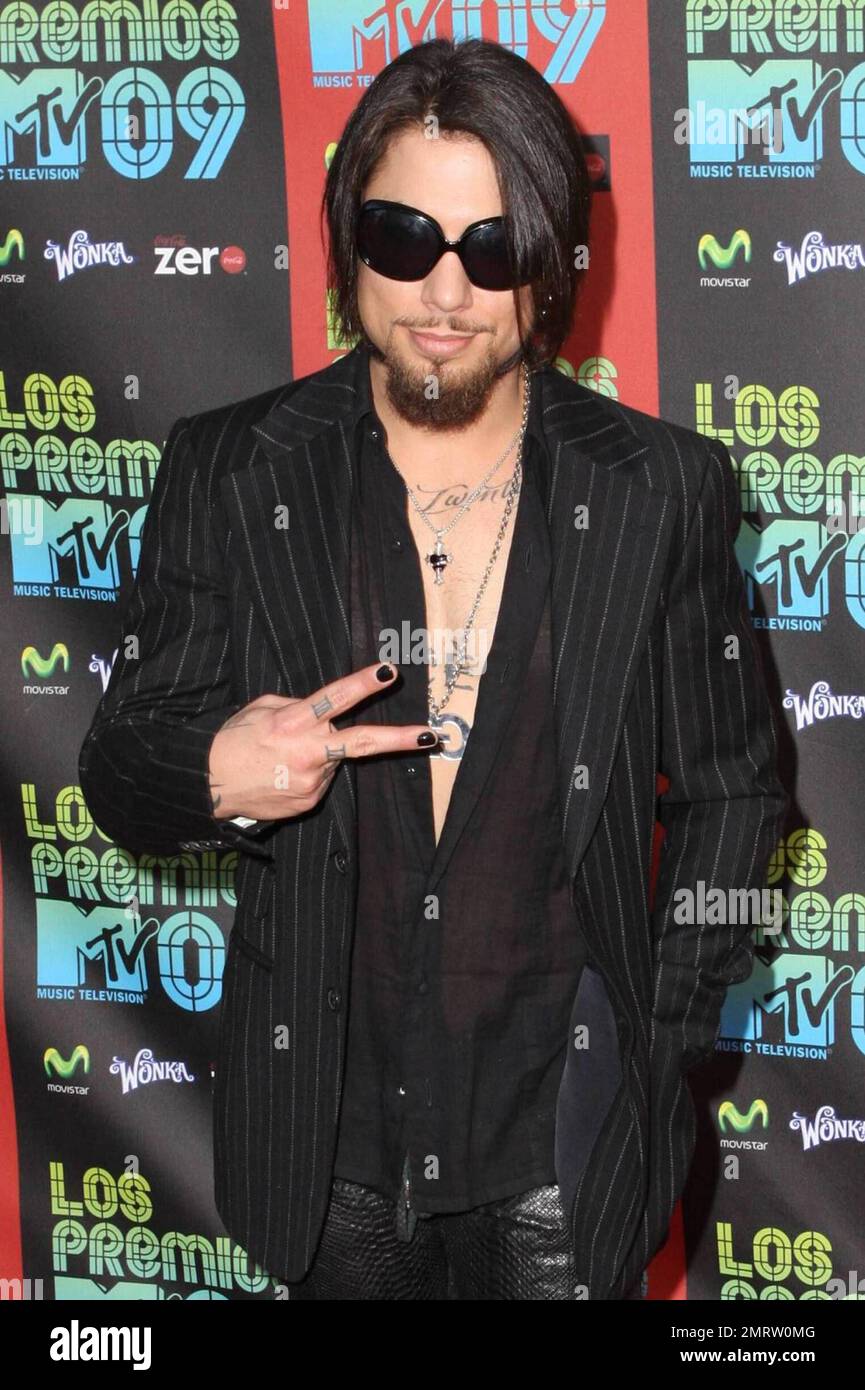 Dave Navarro at the 2009 Los Premios MTV Latin America Awards at Gibson ...