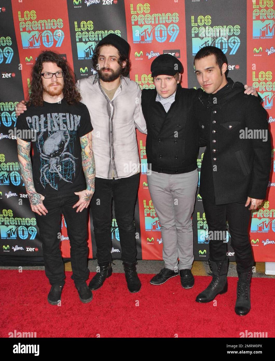 Fall Out Boy at the 2009 Los Premios MTV Latin America Awards at Gibson ...