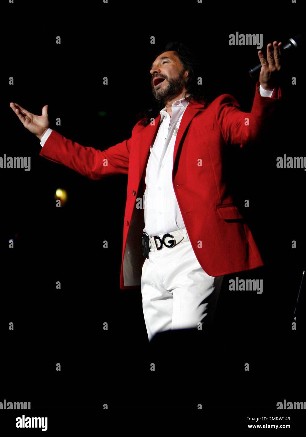 Marco Antonio Solis performs as part of Los Tres live in concert in Los ...