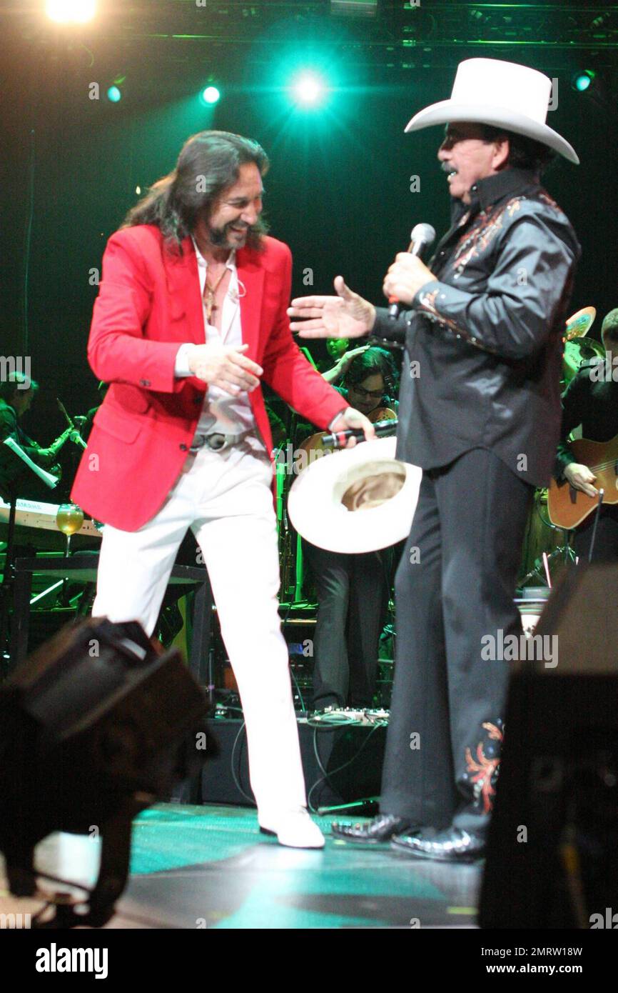 Marco Antonio Solis and Joan Sebastian perform as part of Los Tres live ...