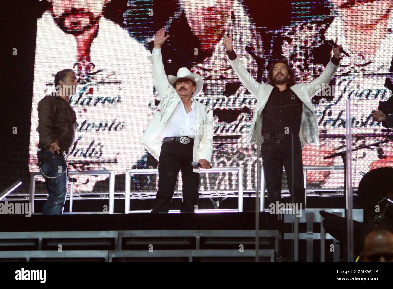 Alejandro Fernandez, Marco Antonio Solis and Joan Sebastian perform as ...