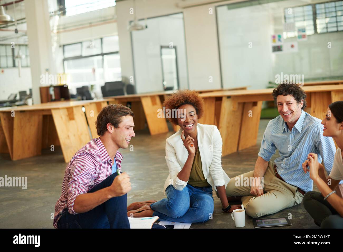 People Call It Cheating We Call It Teamwork A Group Of Designers Working Together On A Office
