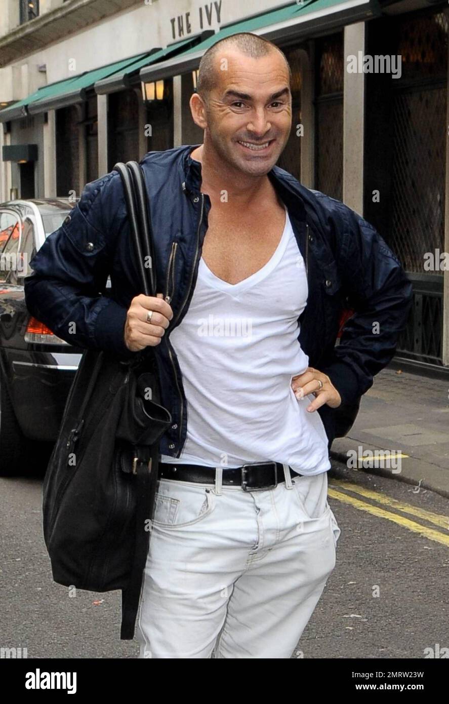 Choreographer and television personality Louie Spence poses for photos ...