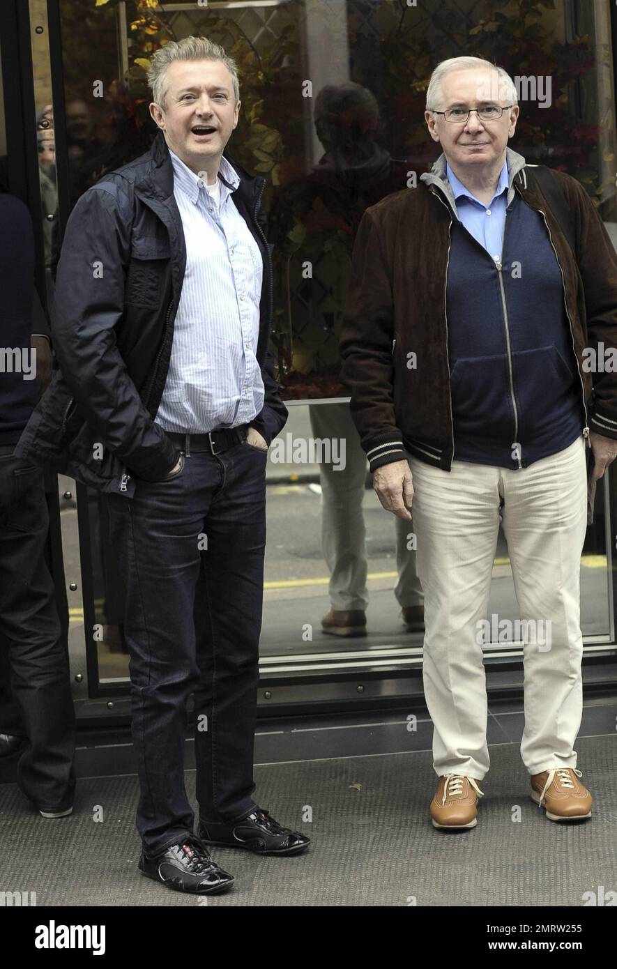 EXCLUSIVE!! "X Factor" judge Louie Walsh is all smiles outside The Ivy ...