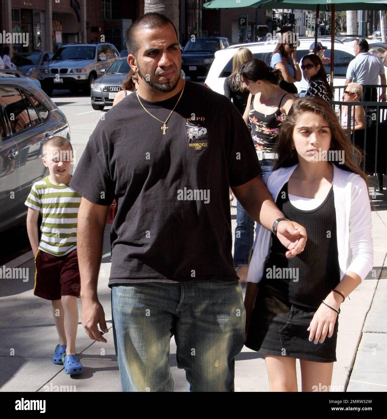 Exclusive!! Madonna's kids, on a family day out with the bodyguard ...