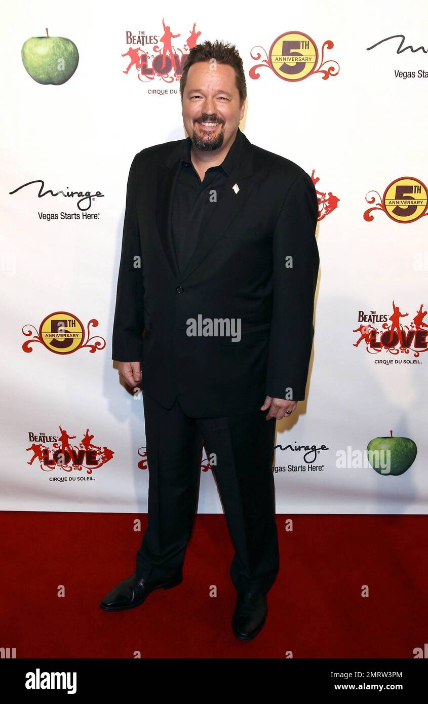 Terry Fator at the fifth anniversary celebration of The Beatles LOVE by ...
