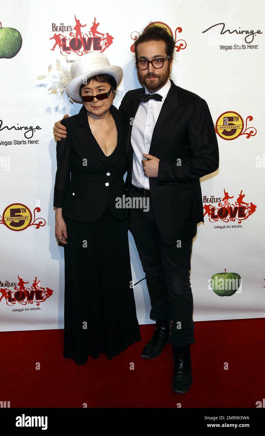 Yoko Ono and Sean Lennon at the fifth anniversary celebration of The ...