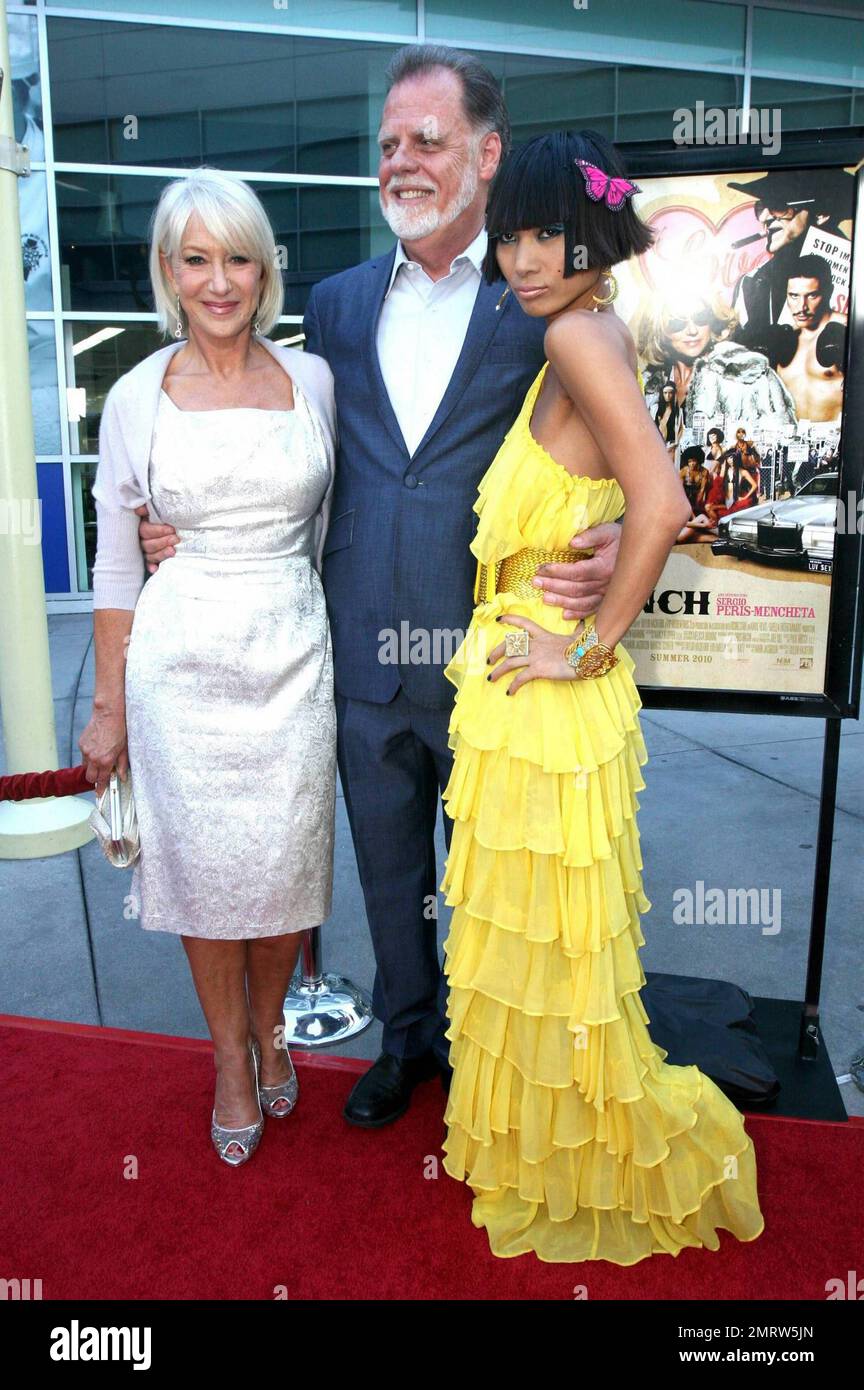 Helen Mirren, director Taylor Hackford and actress Bai Ling attend the ...