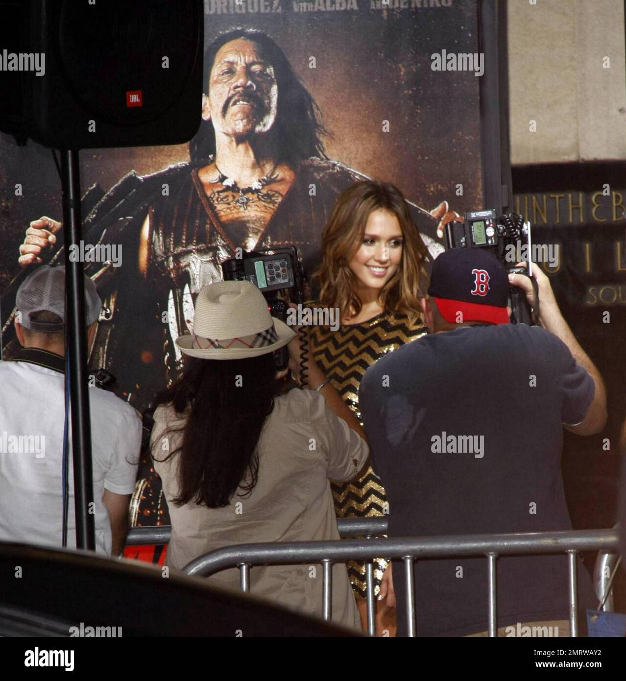 Jessica Alba at the premiere of Machete. The stars all arrived in ...