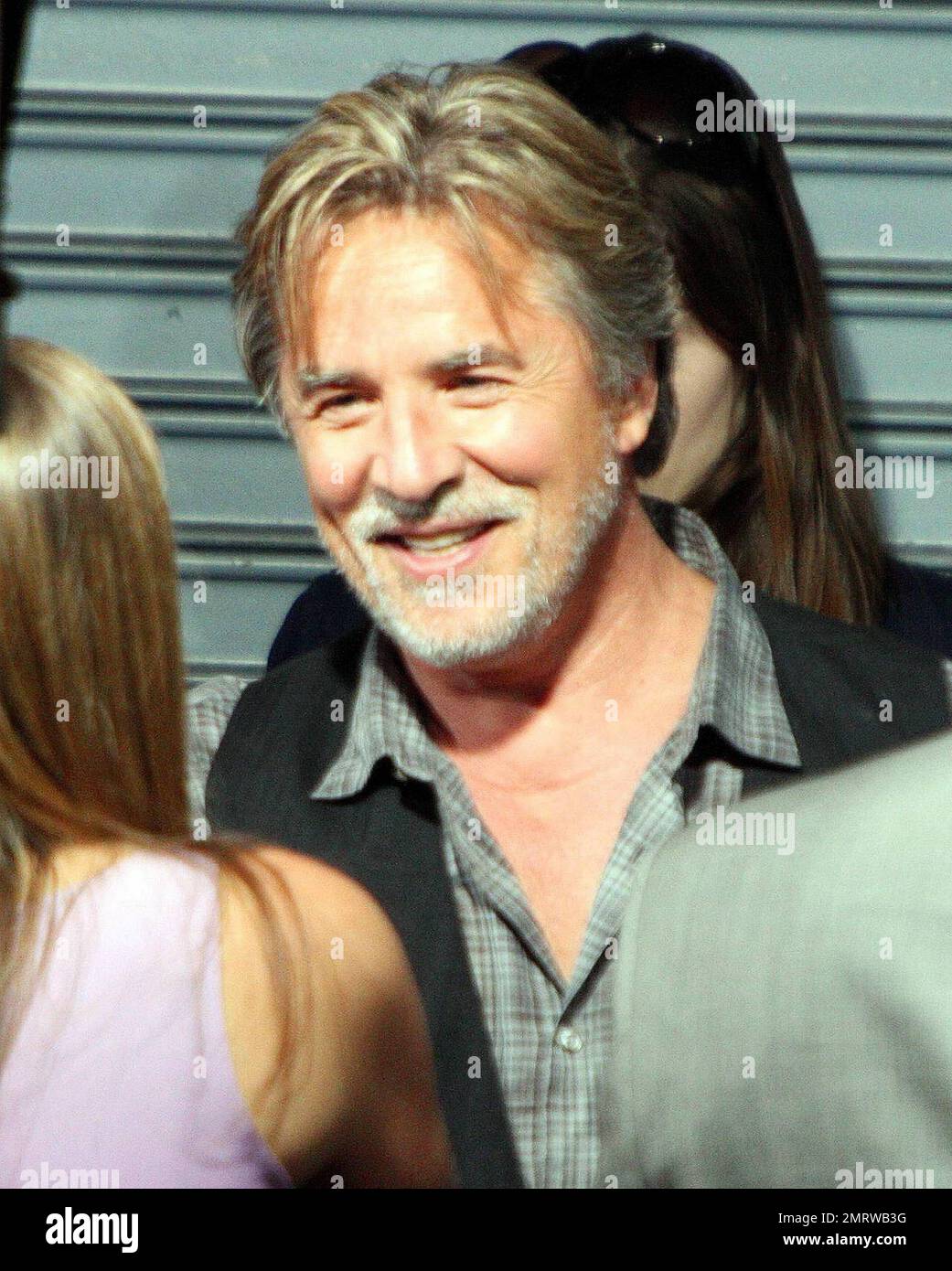 Don Johnson at the premiere of Machete. The stars all arrived in colorful classic cars with ...