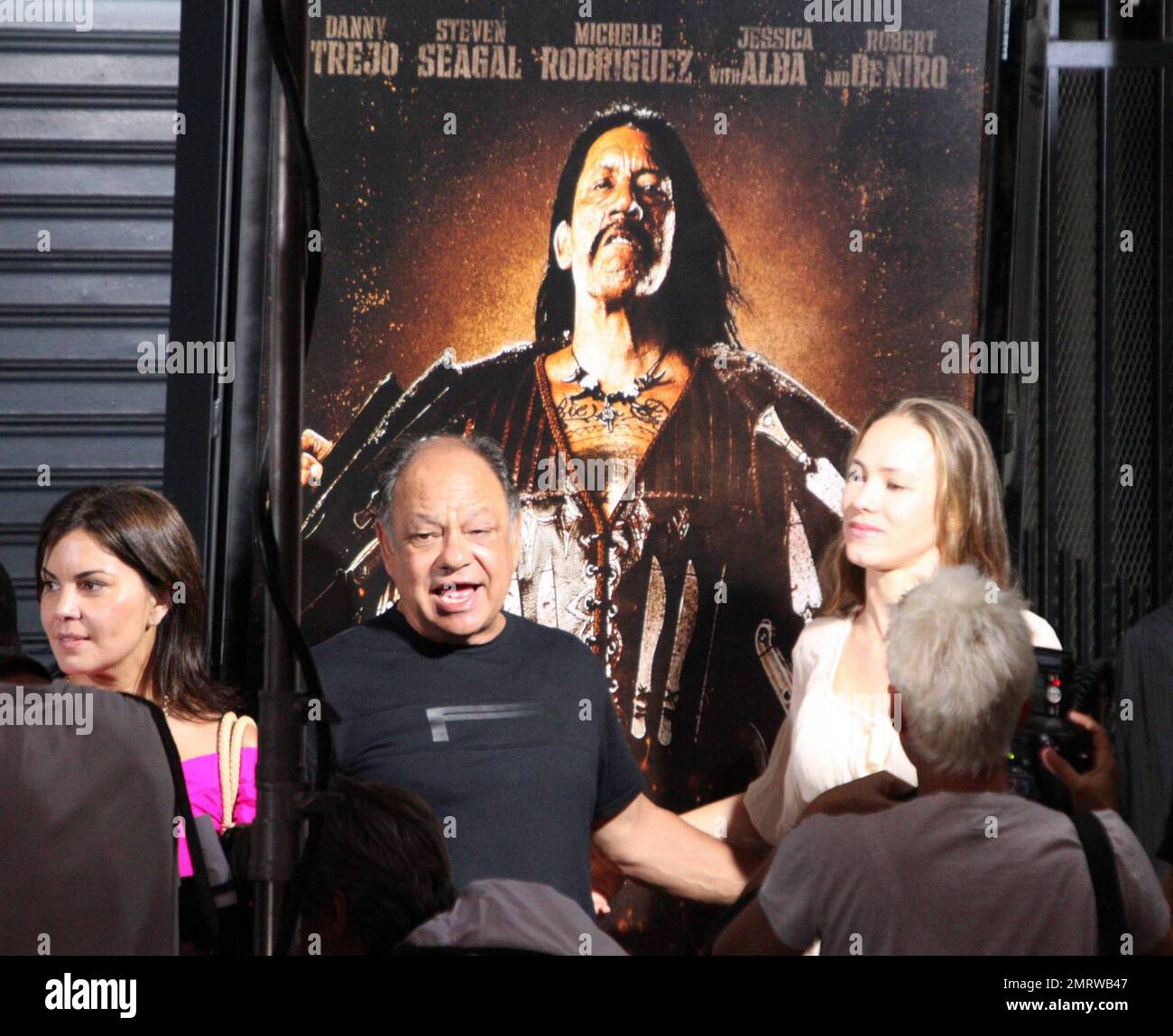Cheech Marin and Natasha Rubin at the premiere of Machete. The stars ...