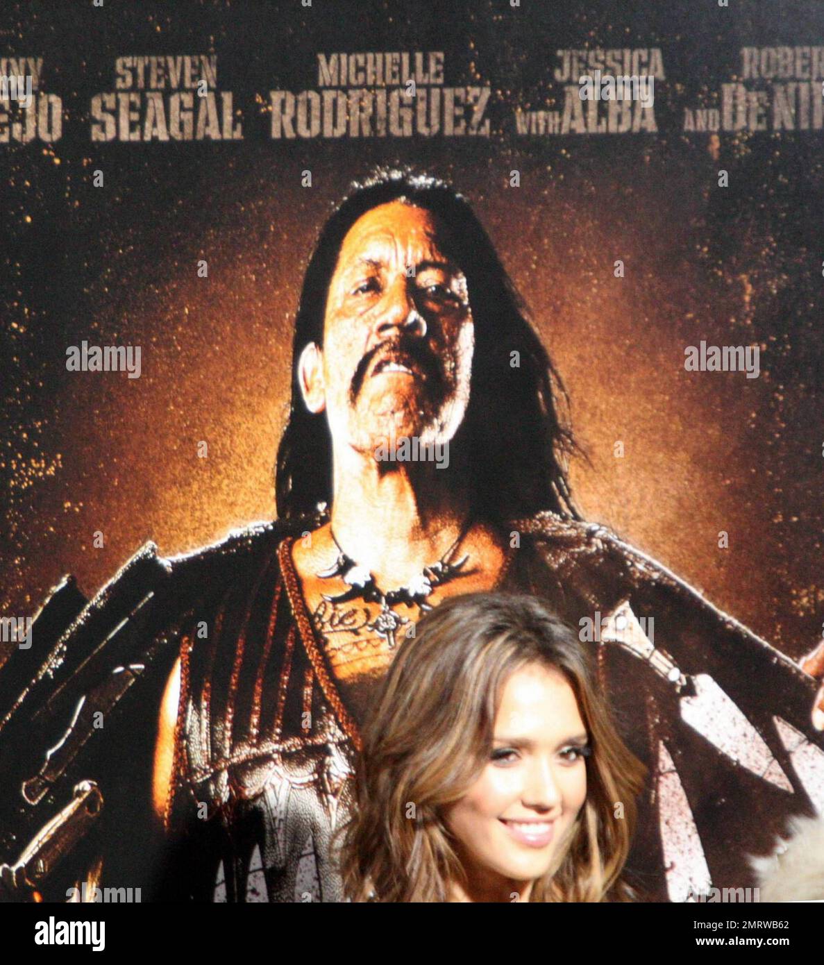 Jessica Alba at the premiere of Machete. The stars all arrived in ...