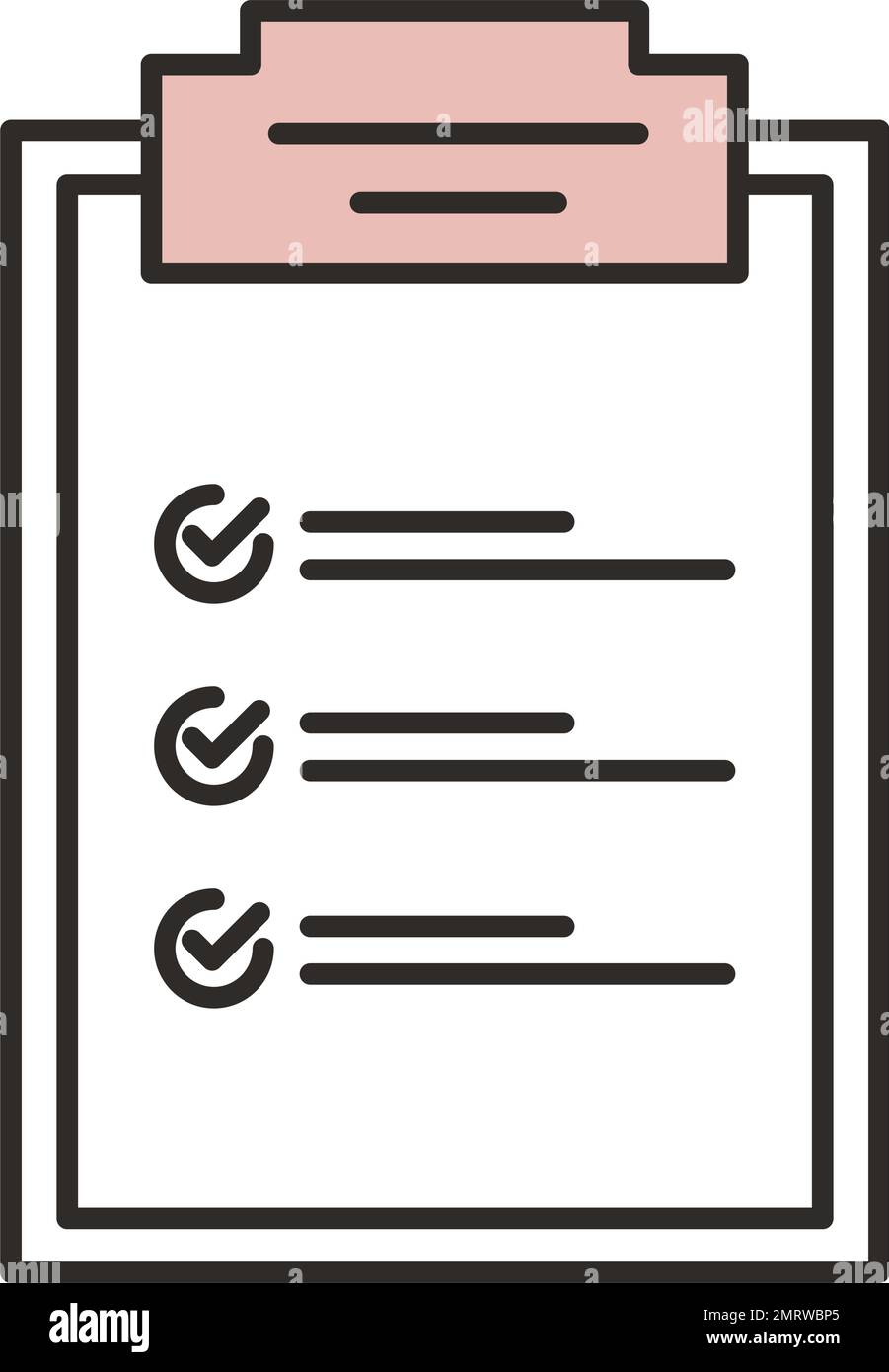 Checklist clipboard with checkmark flat vector icon. Successful exam ... Checklist clipboard with checkmark flat vector icon. Successful exam ...
