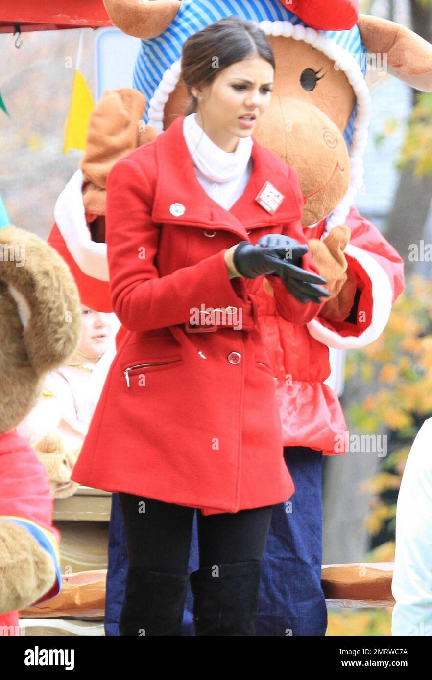 Victoria Justice during the 84th annual Macy's Thanksgiving Day Parade ...