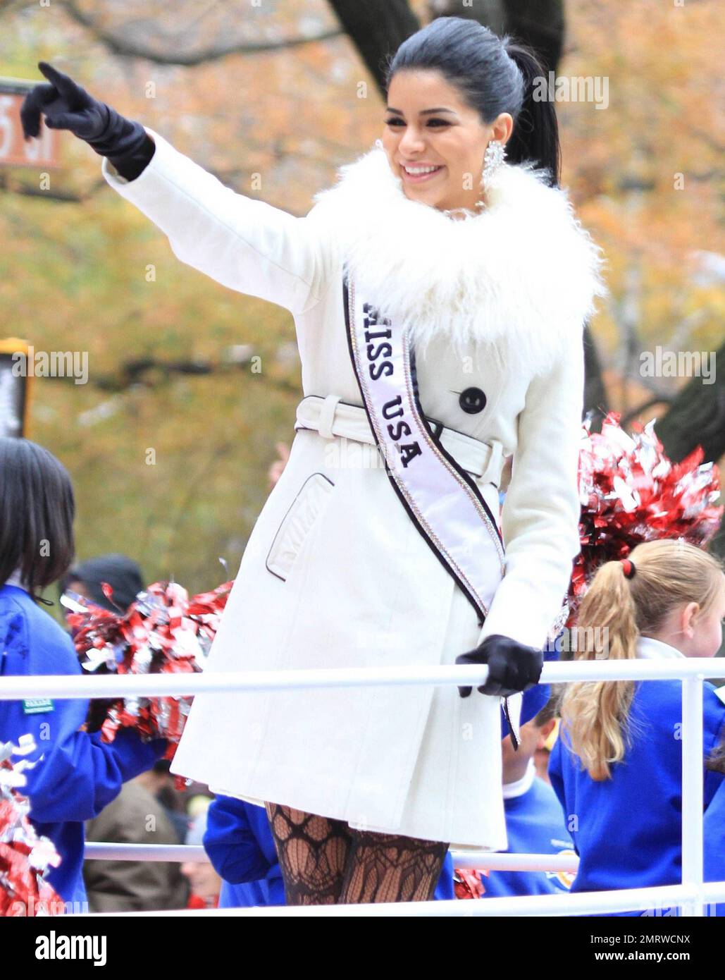 Miss USA 2010 Rima Fakih during the 84th annual Macy's Thanksgiving Day ...
