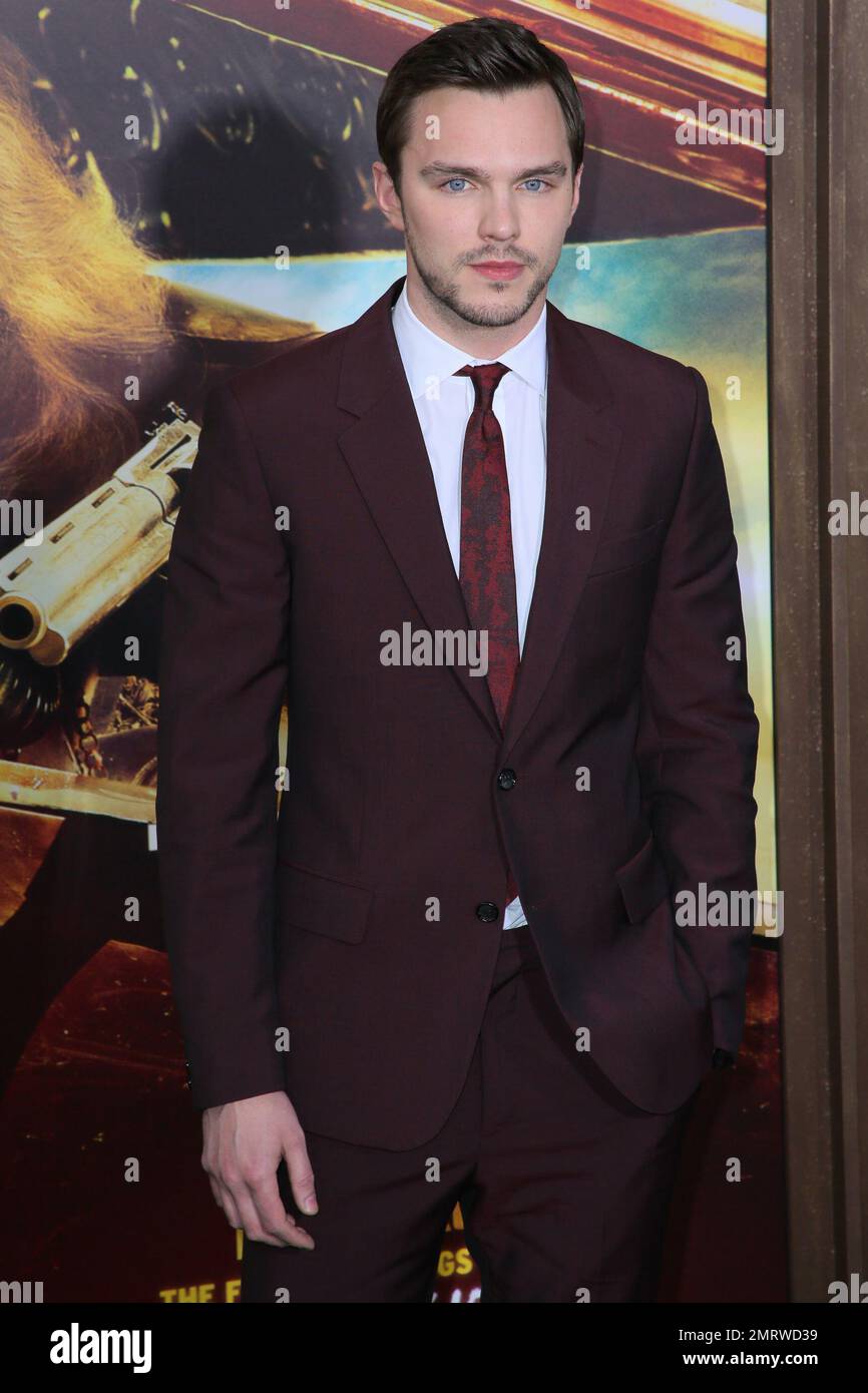 Nicholas Hoult arrives at the Premiere of Mad Max: Fury Road at the TCL ...