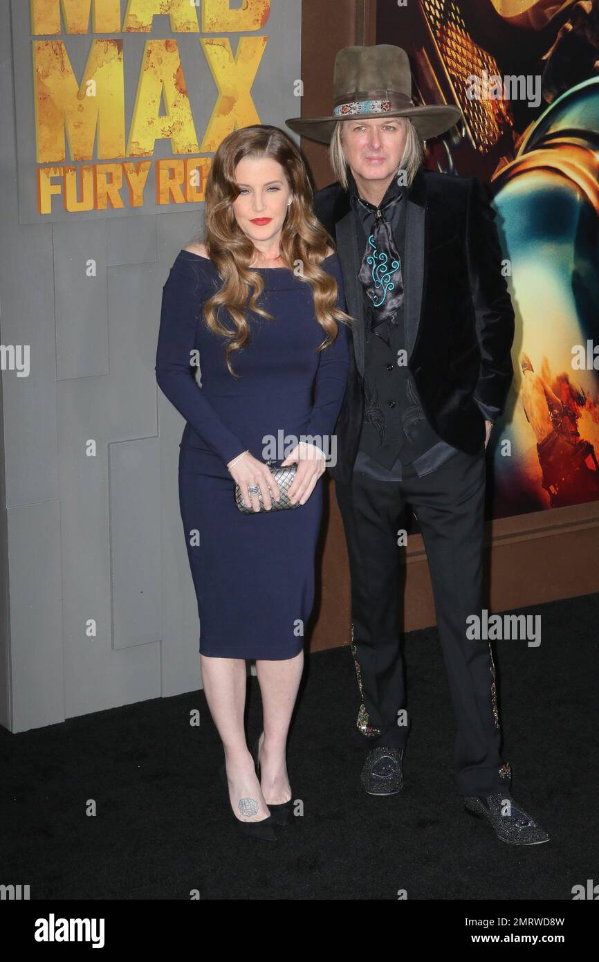 Lisa Marie Presley arrives at the Premiere of Mad Max: Fury Road at the ...