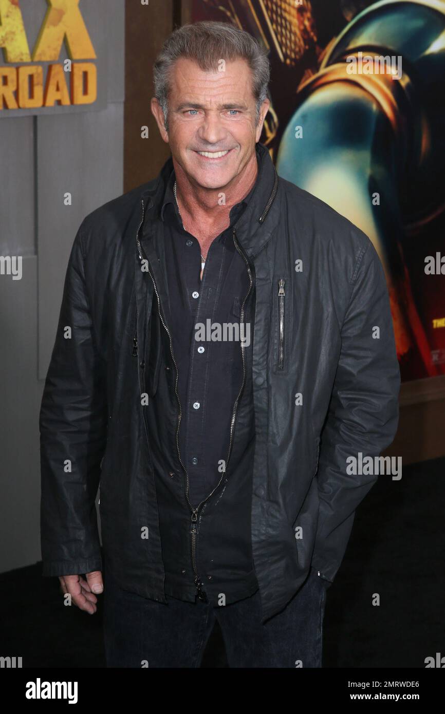 Mel Gibson arrives at the Premiere of Mad Max: Fury Road at the TCL ...