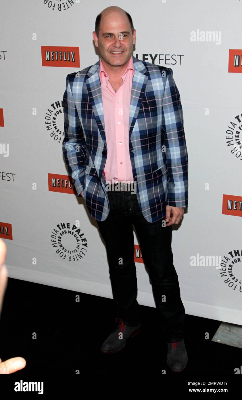 Creator and Executive Producer Matthew Weiner arriving at Paleyfest ...