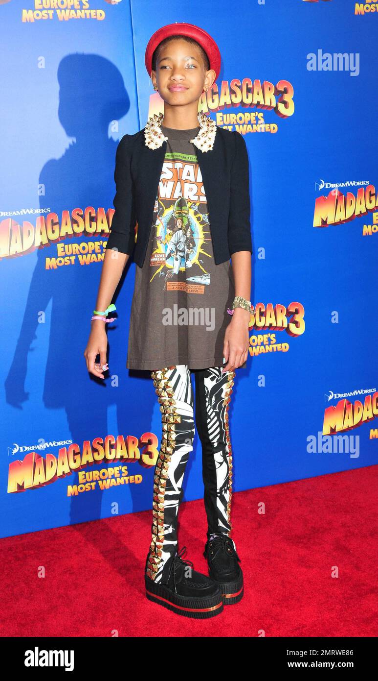 Willow Smith at the "Madagascar 3: Europe's Most Wanted" Premiere held ...