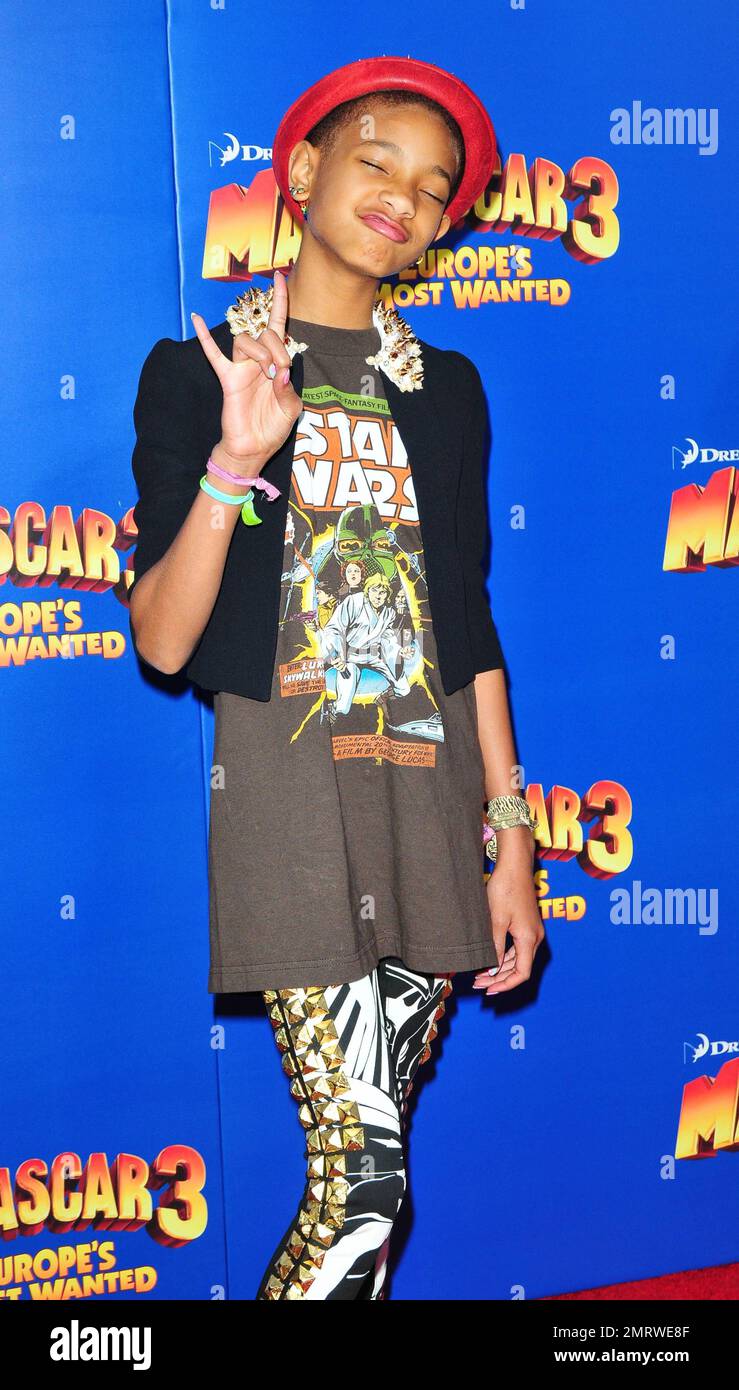 Willow Smith at the "Madagascar 3: Europe's Most Wanted" Premiere held ...