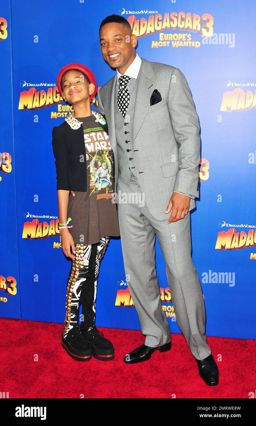 Willow Smith and Will Smith at the "Madagascar 3: Europe's Most Wanted ...