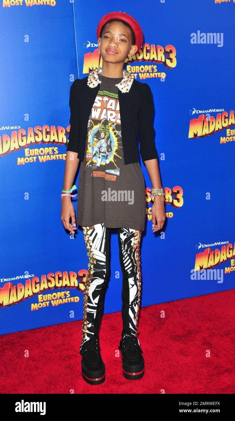 Willow Smith at the "Madagascar 3: Europe's Most Wanted" Premiere held ...