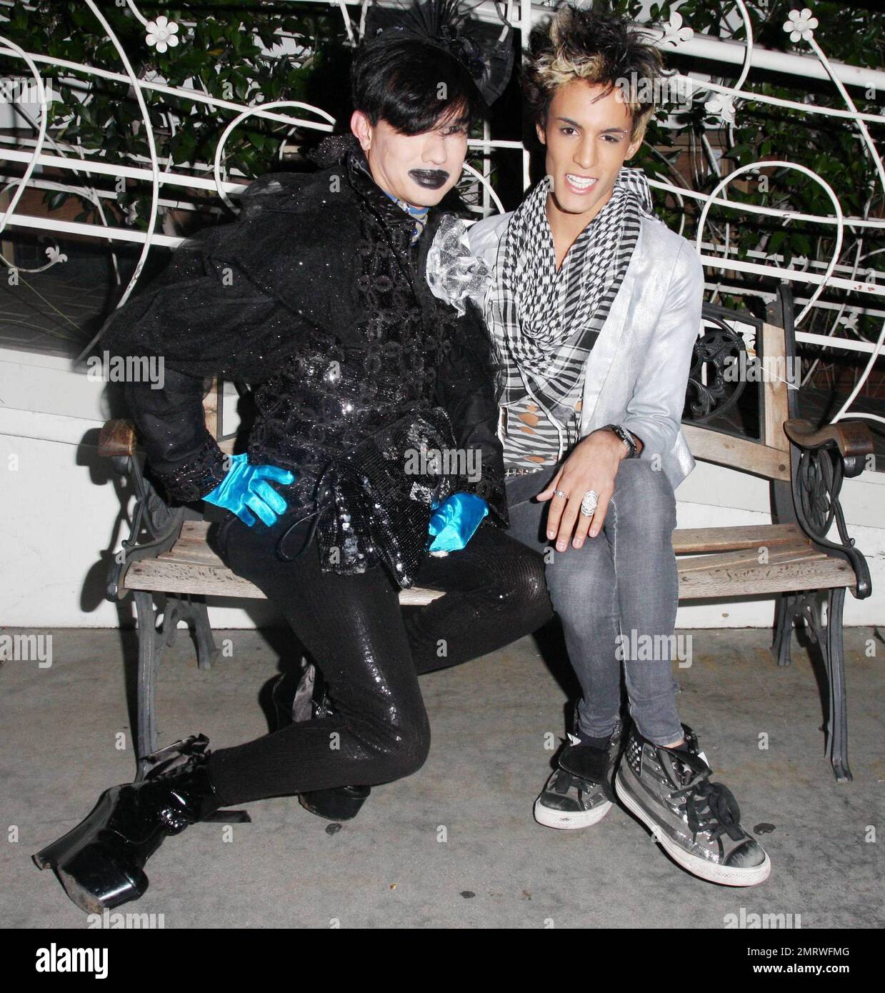 Flamboyantly dressed interior decorator Bobby Trendy poses for ...