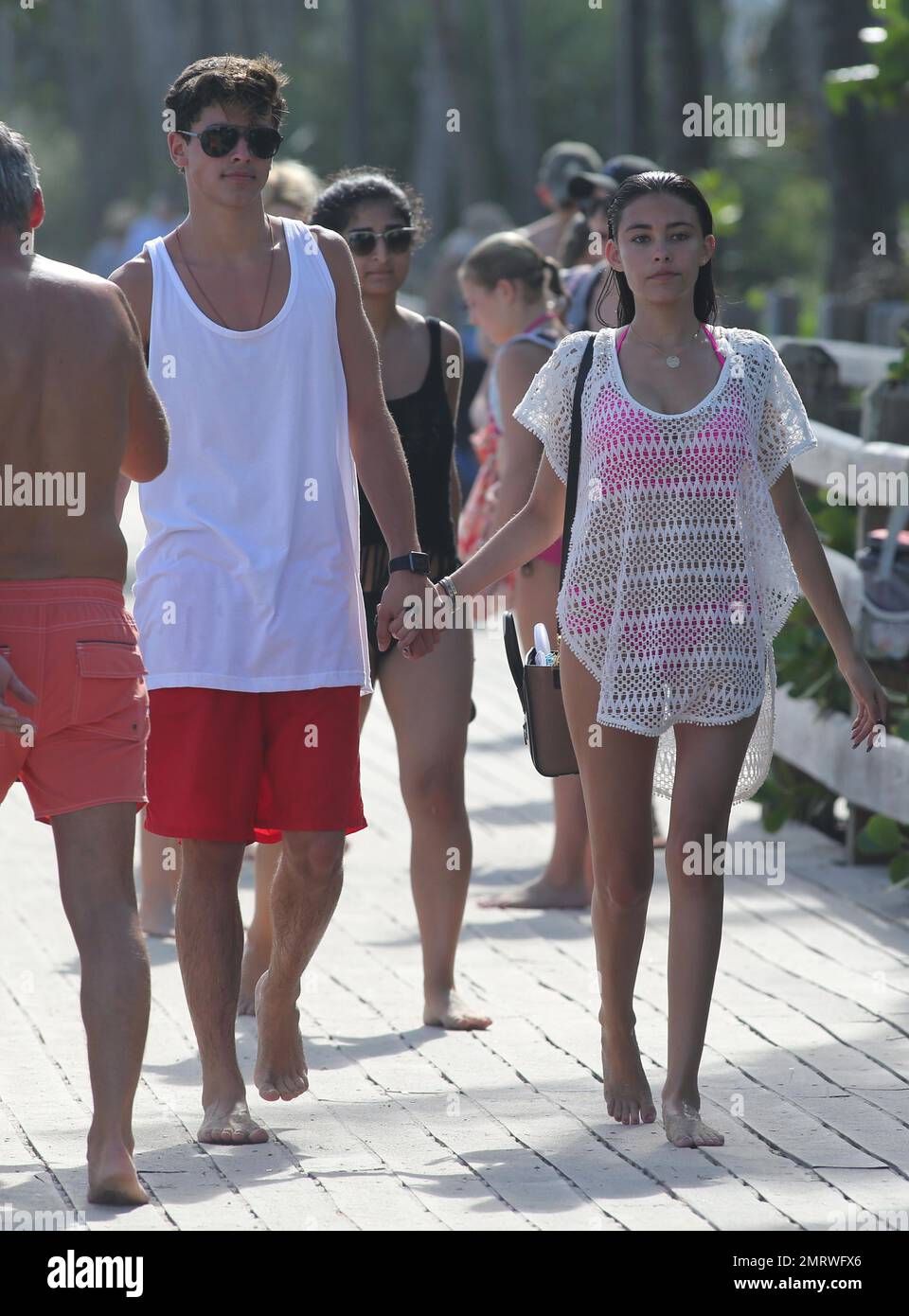 Madison Beer and her boyfriend Jack Gilinsky spotted at the beach in ...