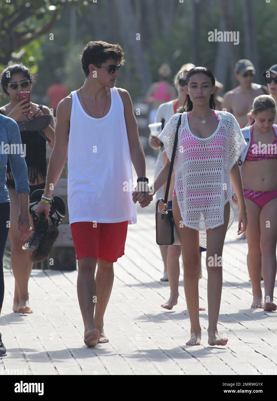 Madison Beer and her boyfriend Jack Gilinsky spotted at the beach in ...