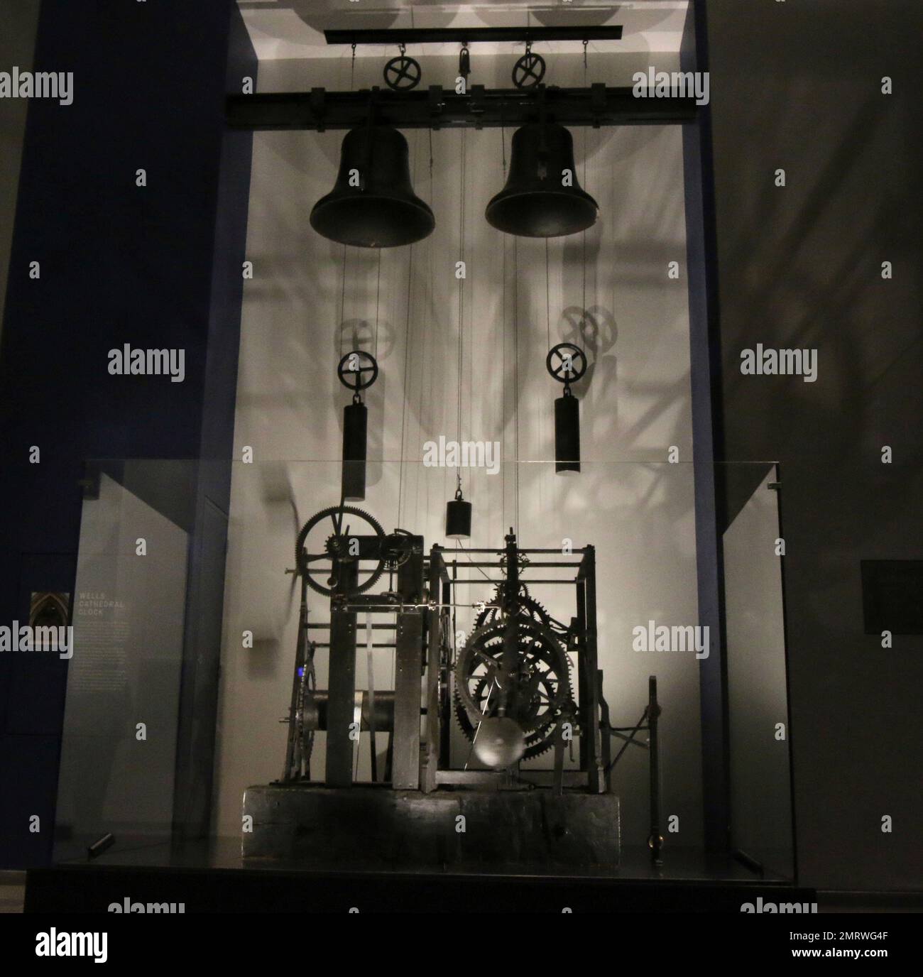 The Wells Cathedral clock strikes at 9am in London, England, Friday ...