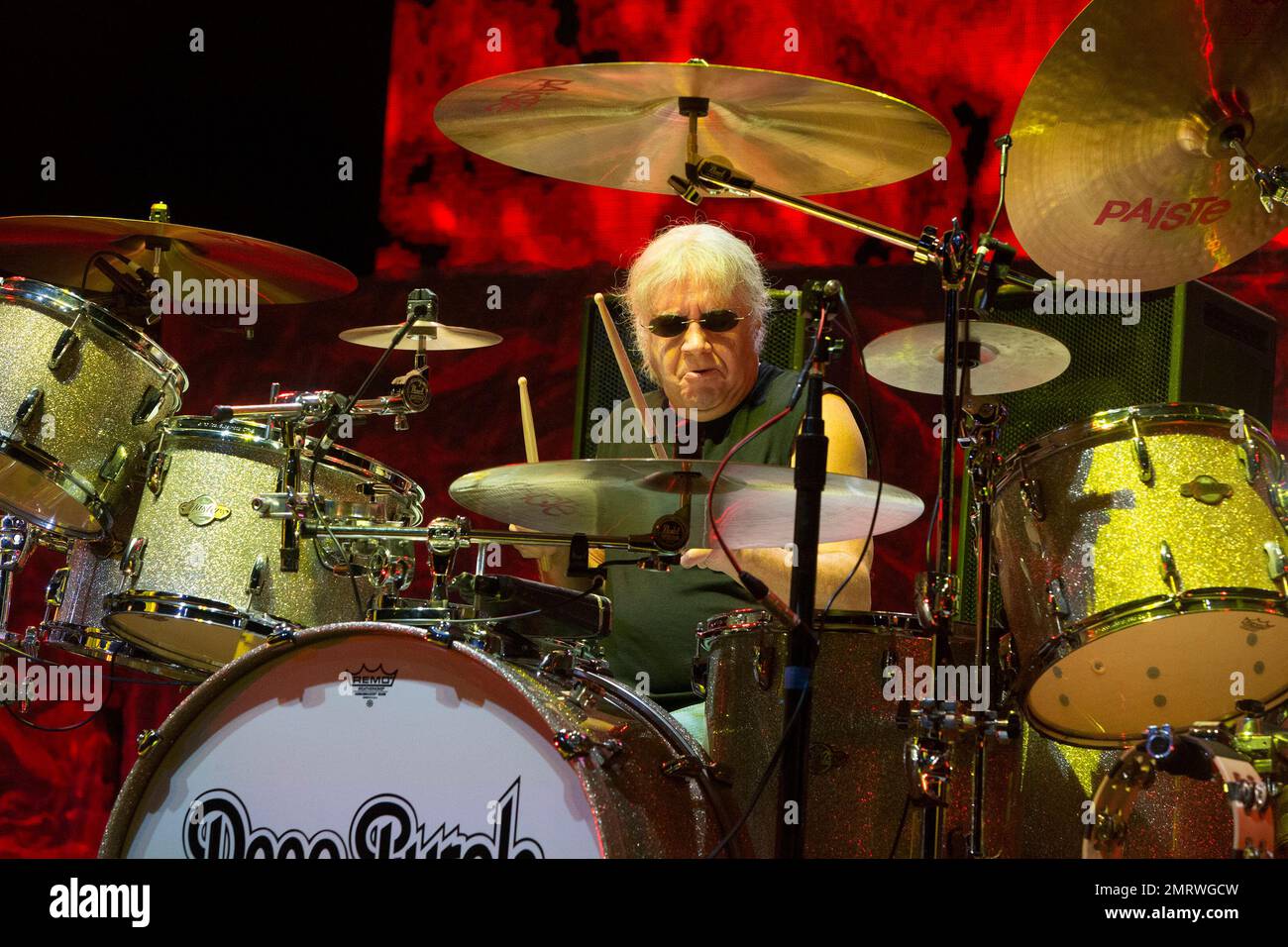 Ian Paice of the band Deep Purple performs in concert during their "The ...
